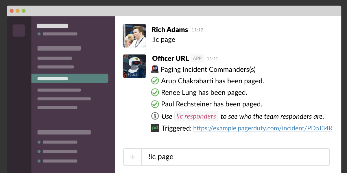 ChatOps - PagerDuty Incident Response Documentation